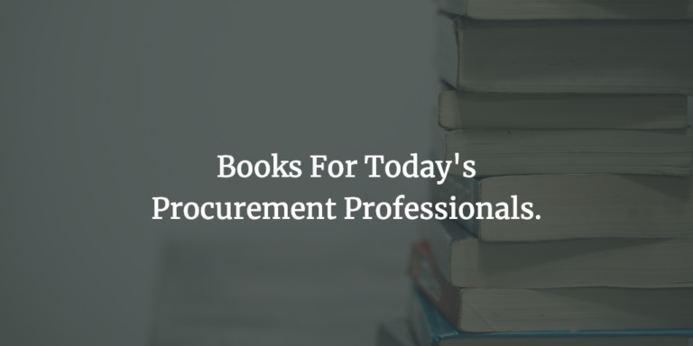 13 Procurement Books for Procurement and Supply Chain Professionals
