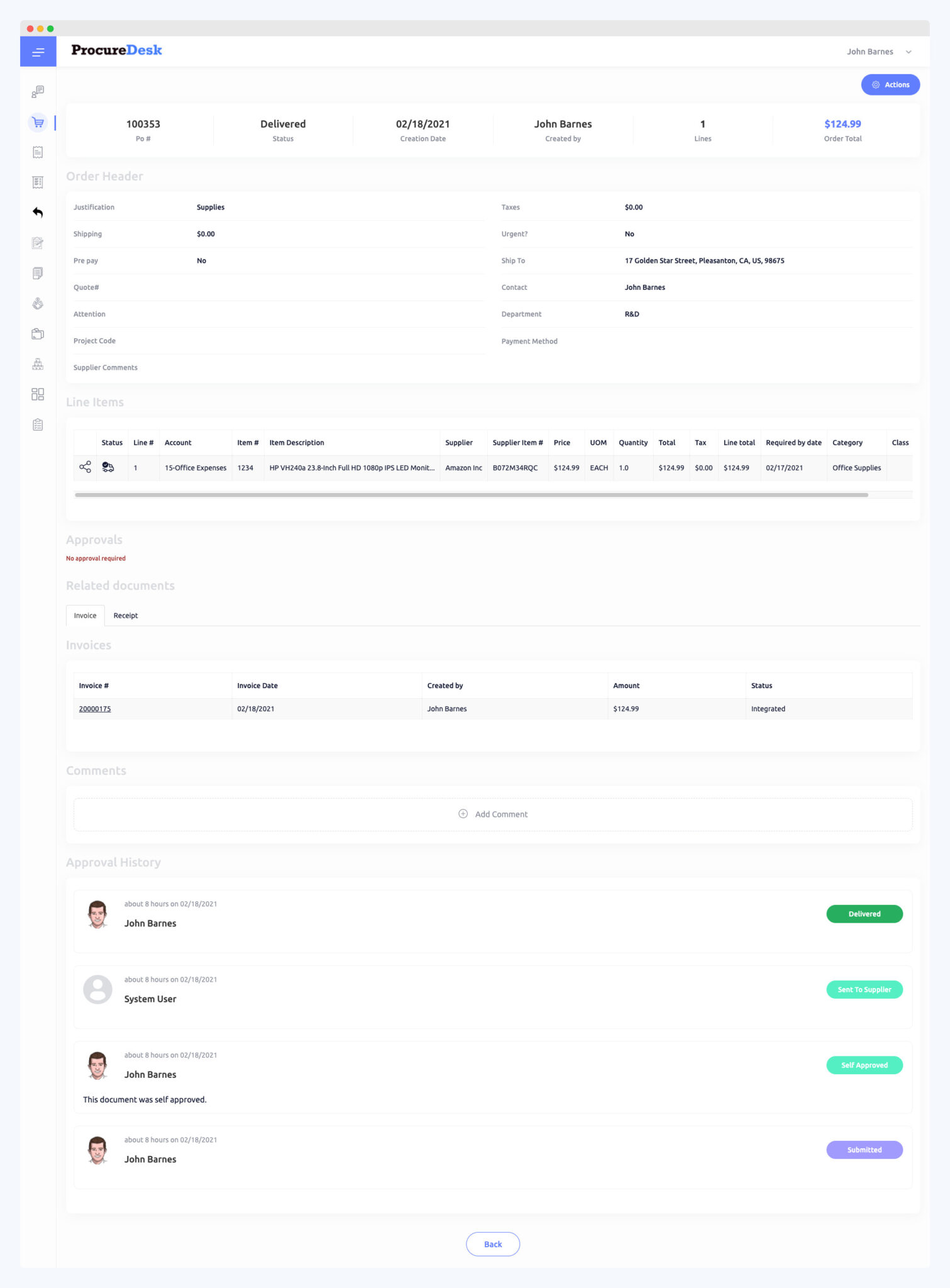 Best Purchase Order Software for QuickBooks - ProcureDesk