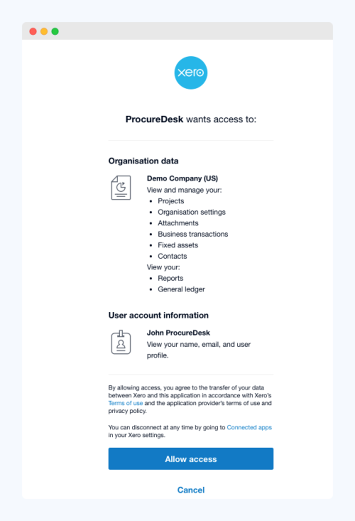Purchase Order App Add on for Xero - ProcureDesk