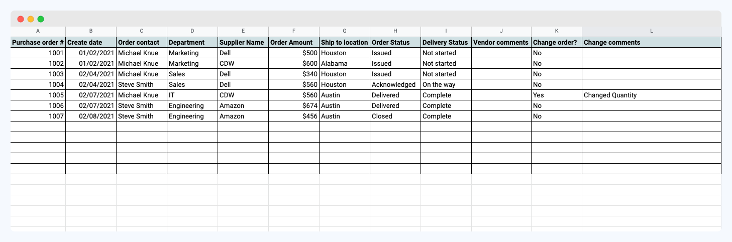 3 Ways to Track Purchase Orders (Automatic & Manual Methods)