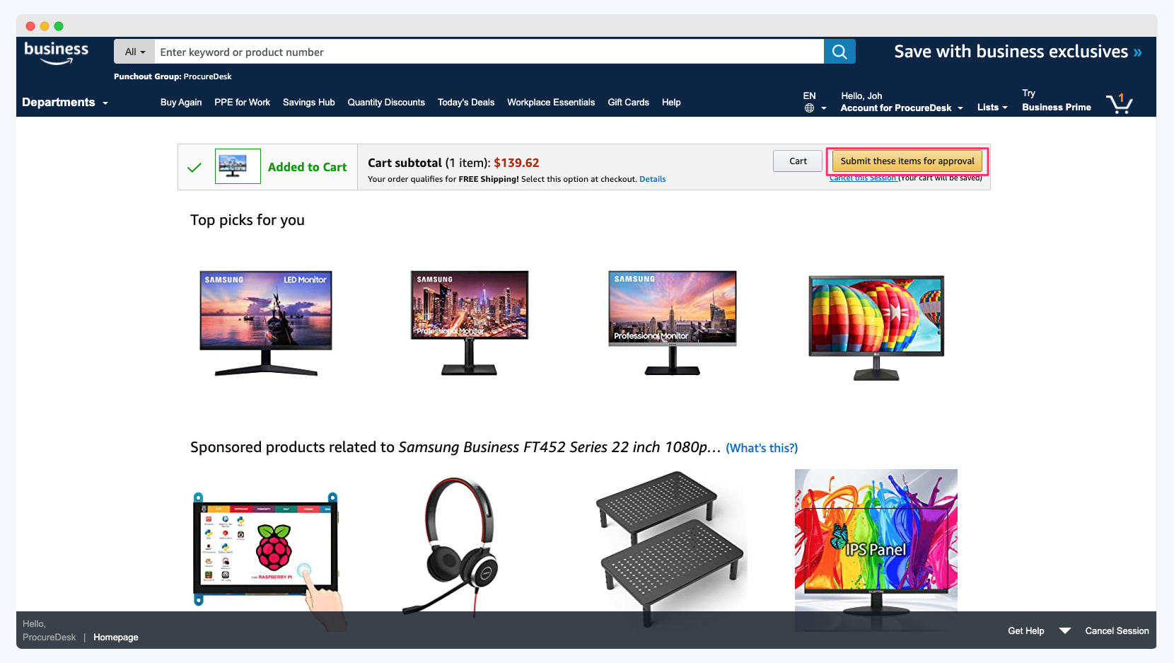 Electronic Purchase Order System - [Implement in 7.5 days]