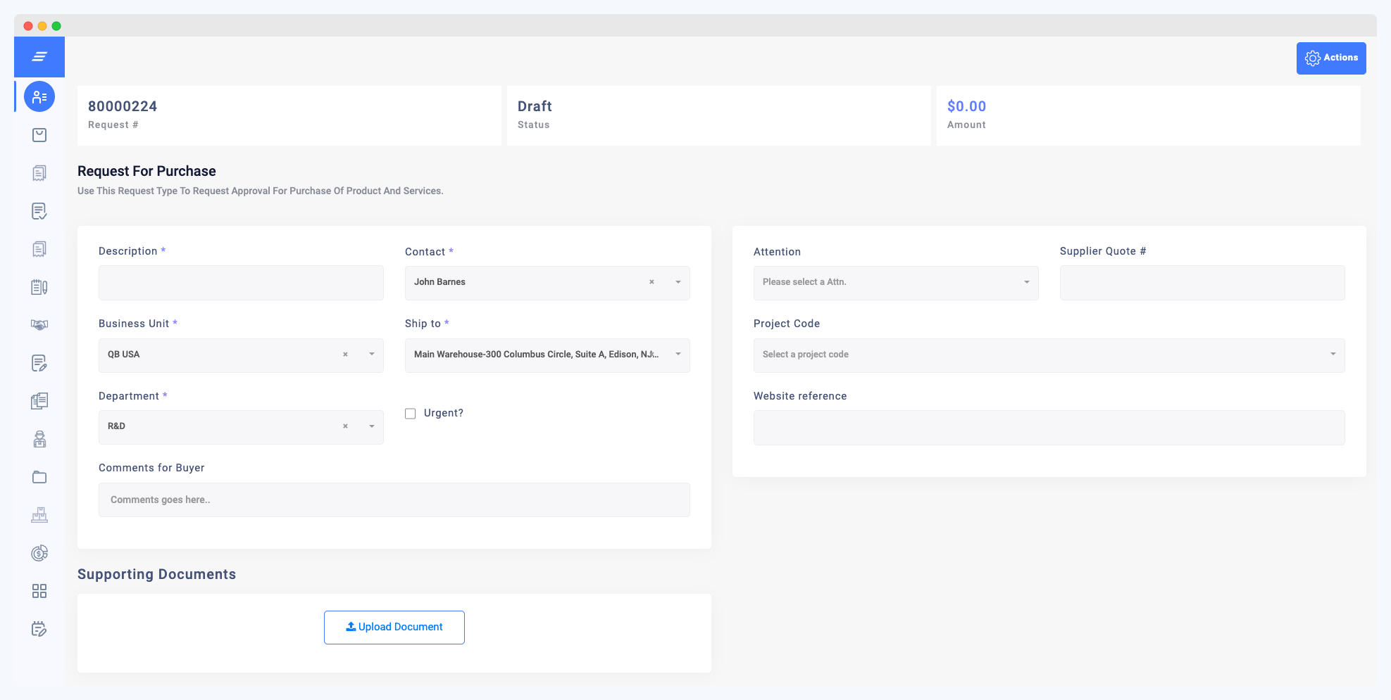 PO System for Small Business - ProcureDesk